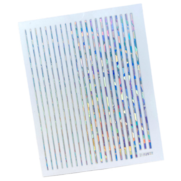 Sticker Lineas Holográfico Pop Finger - Bloom Point